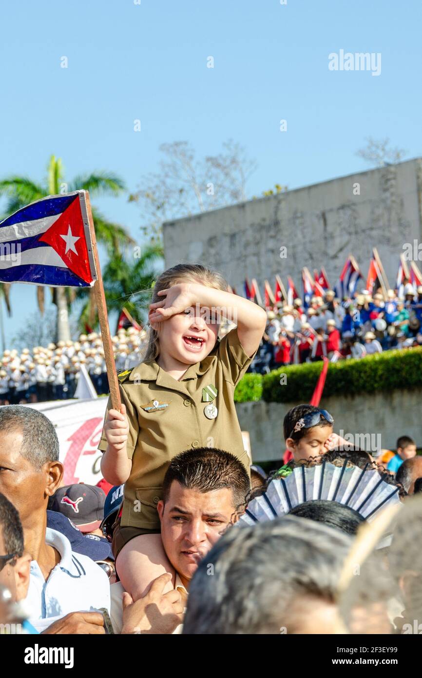 May Day Celebration, Santa Clara, Cuba Stock Photo - Alamy