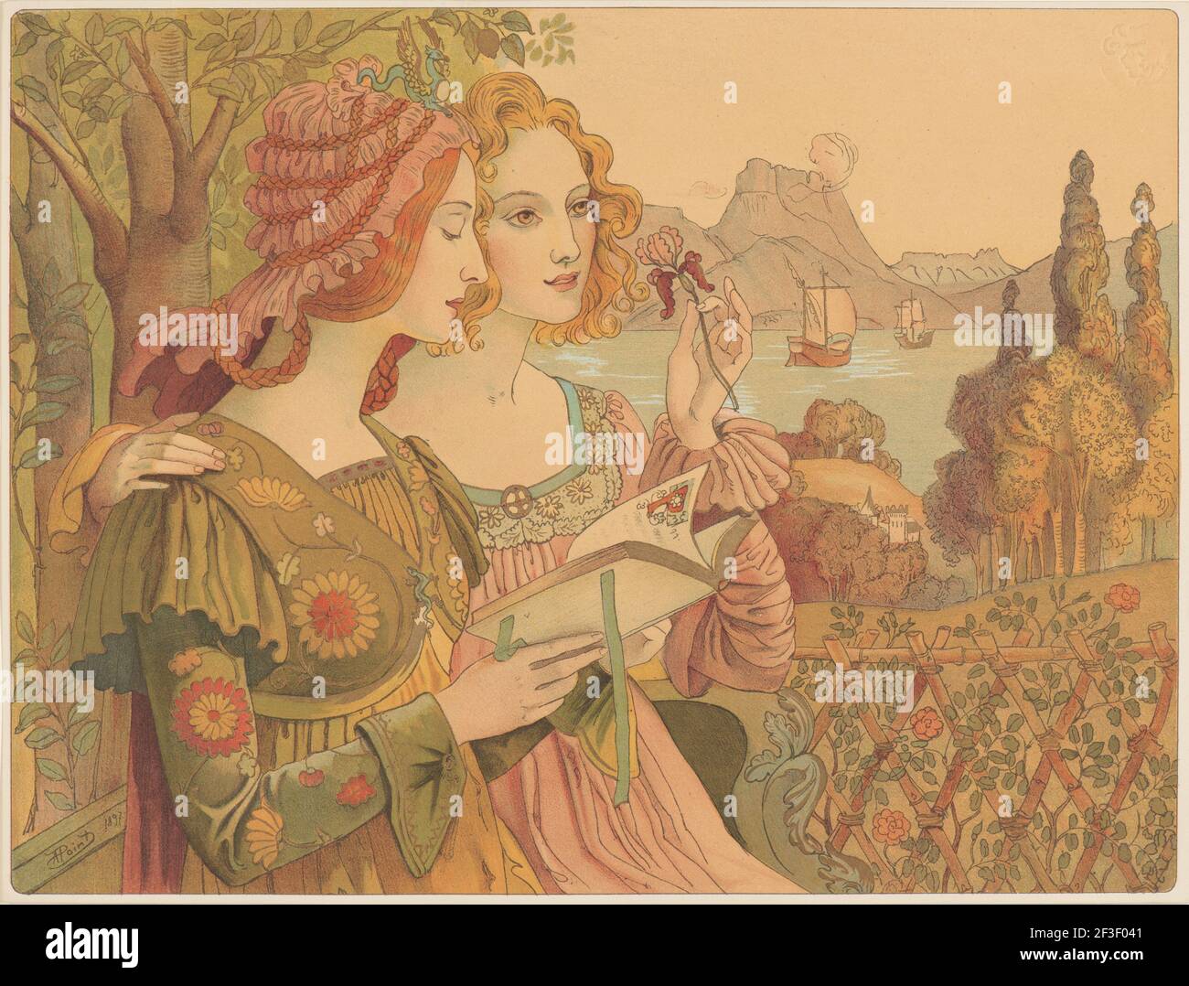 Golden Legend , 1897. Private Collection Stock Photo - Alamy