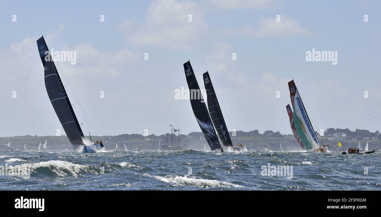 SAILING - VOLVO OCEAN RACE 2011-2012 - START LEG 9 - LORIENT (FRA ...