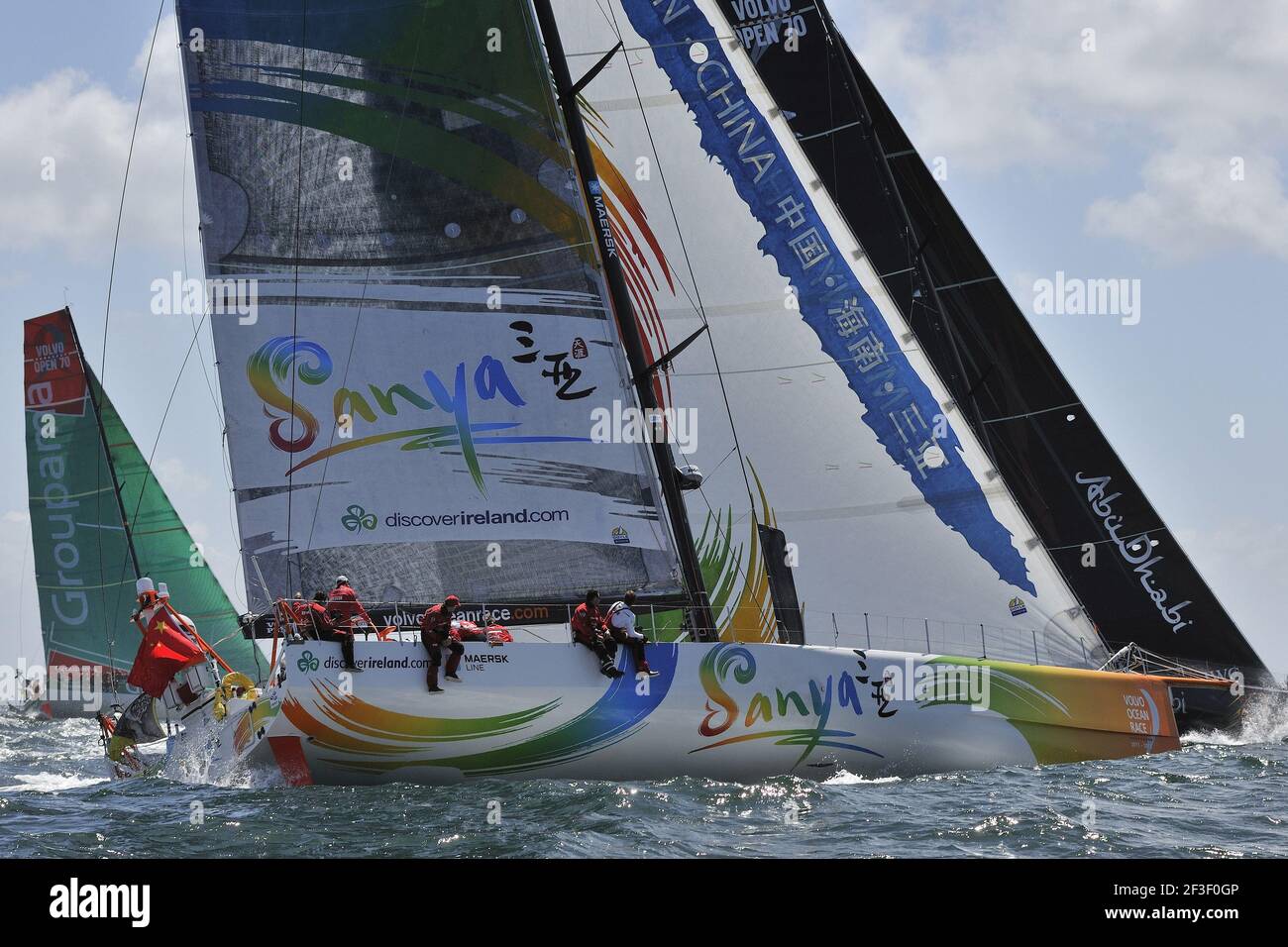 SAILING - VOLVO OCEAN RACE 2011-2012 - START LEG 9 - LORIENT (FRA ...