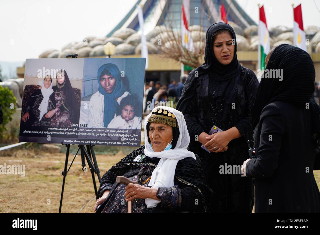 A woman and her daughter who survived the Halabja chemical attack are ...