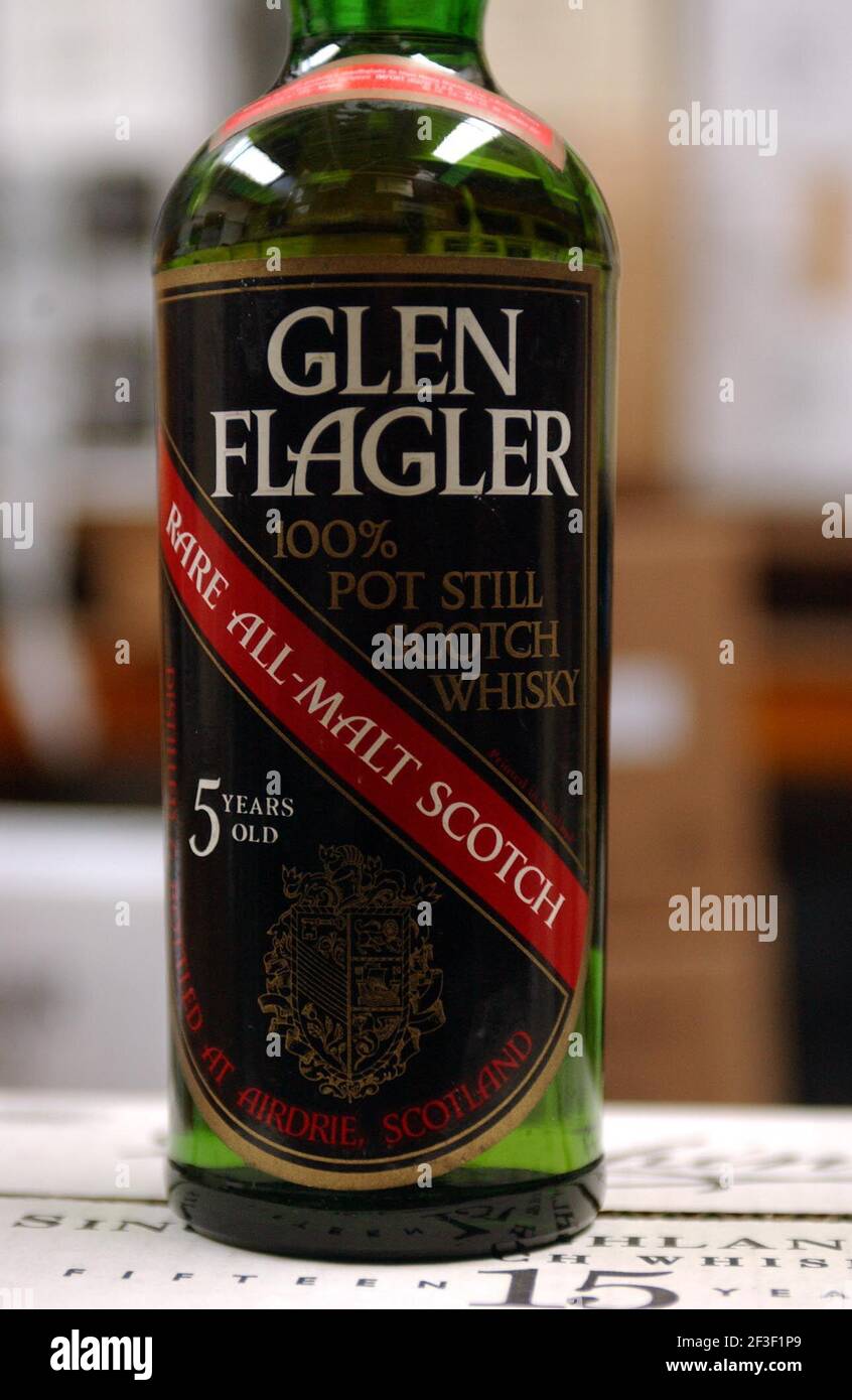 SICINDA SINGH'S WHISKEY WAREHOUSE IN WEST LONDON.4/2/04 PILSTON Stock ...