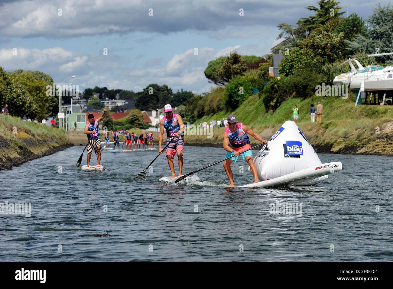 Illustration of the Morbihan Paddle Trophy held in Vannes, West France ...