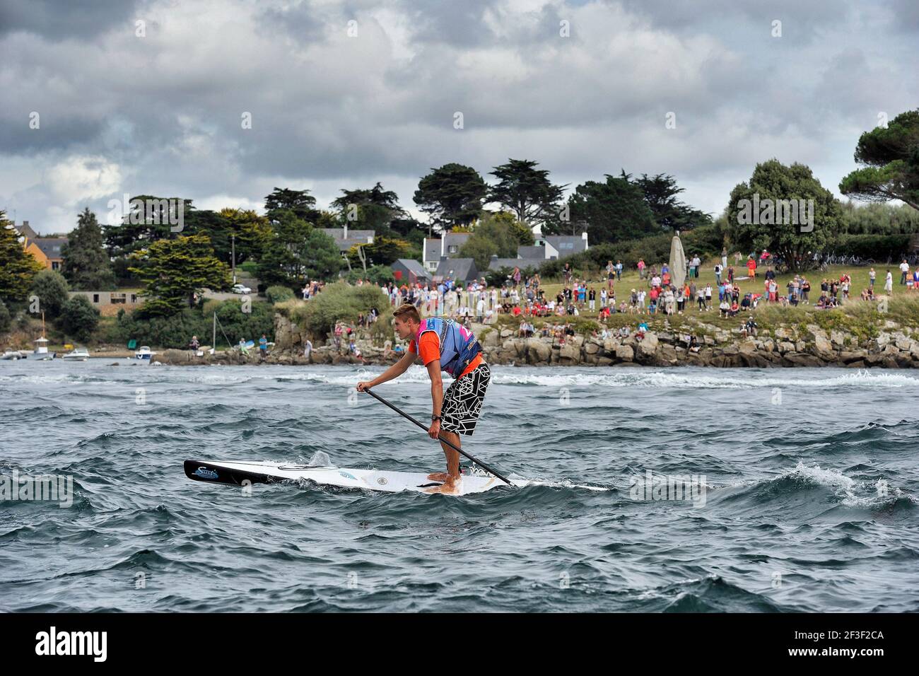 Illustration of the Morbihan Paddle Trophy held in Vannes, West France ...