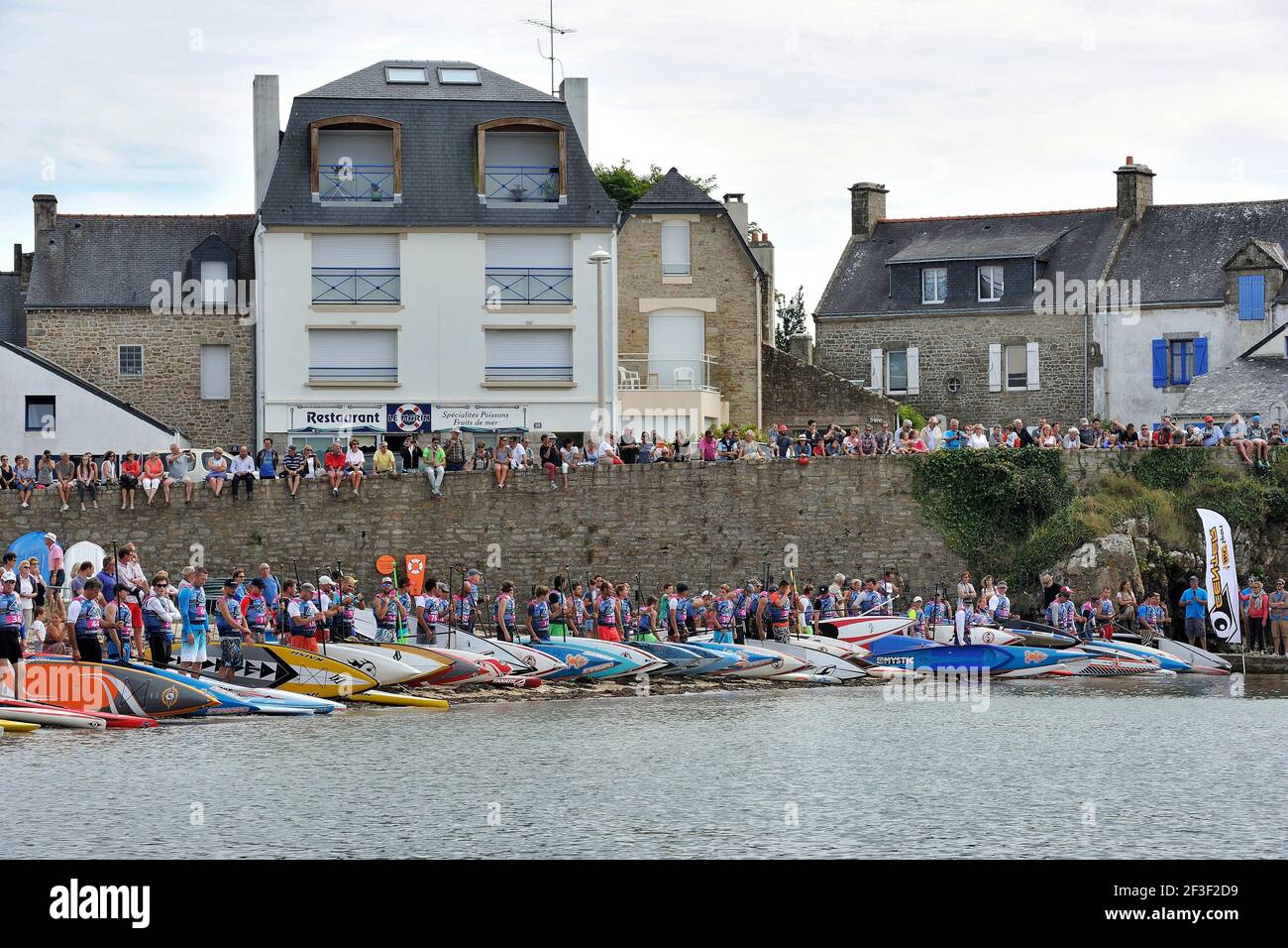 Illustration of the Morbihan Paddle Trophy held in Vannes, West France ...