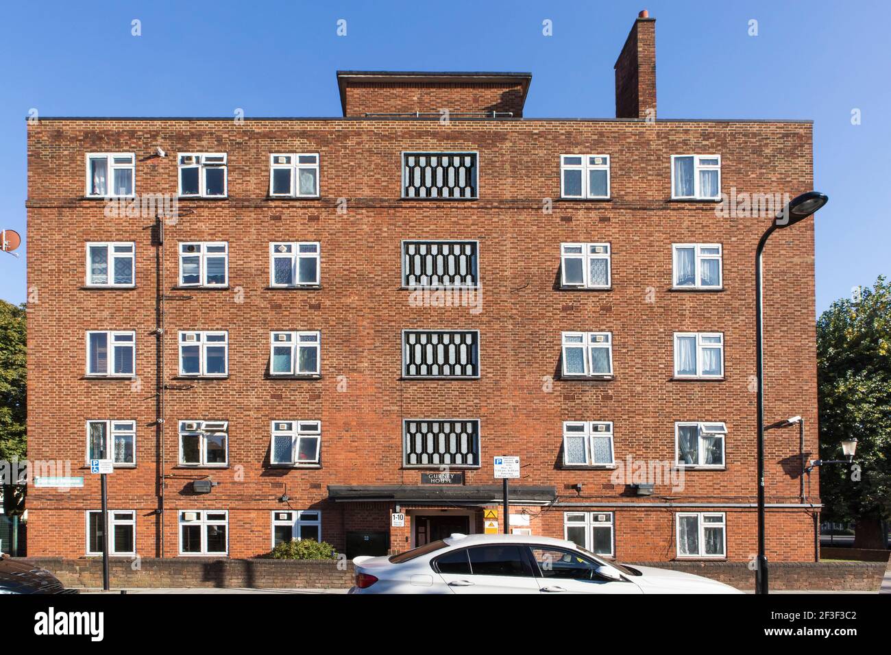 London, UK - 29 September, 2020, Typical modern council house in London ...