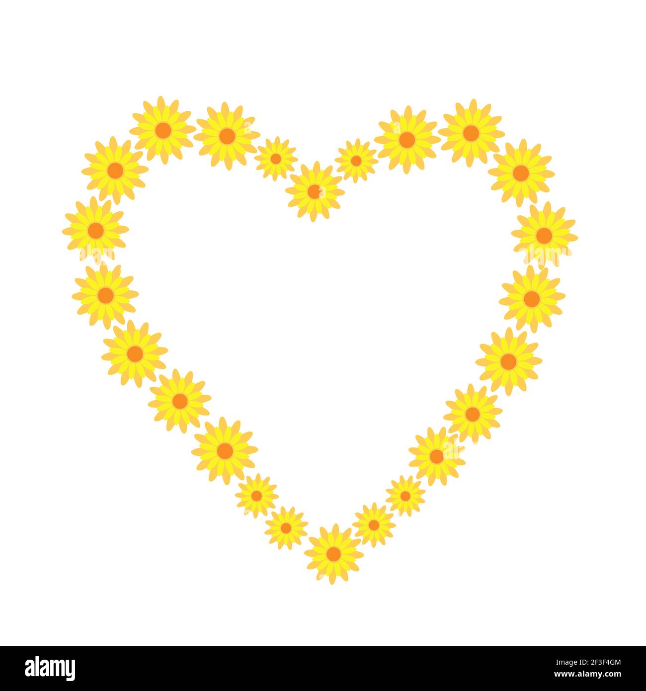 Simple Heart And Flower Designs