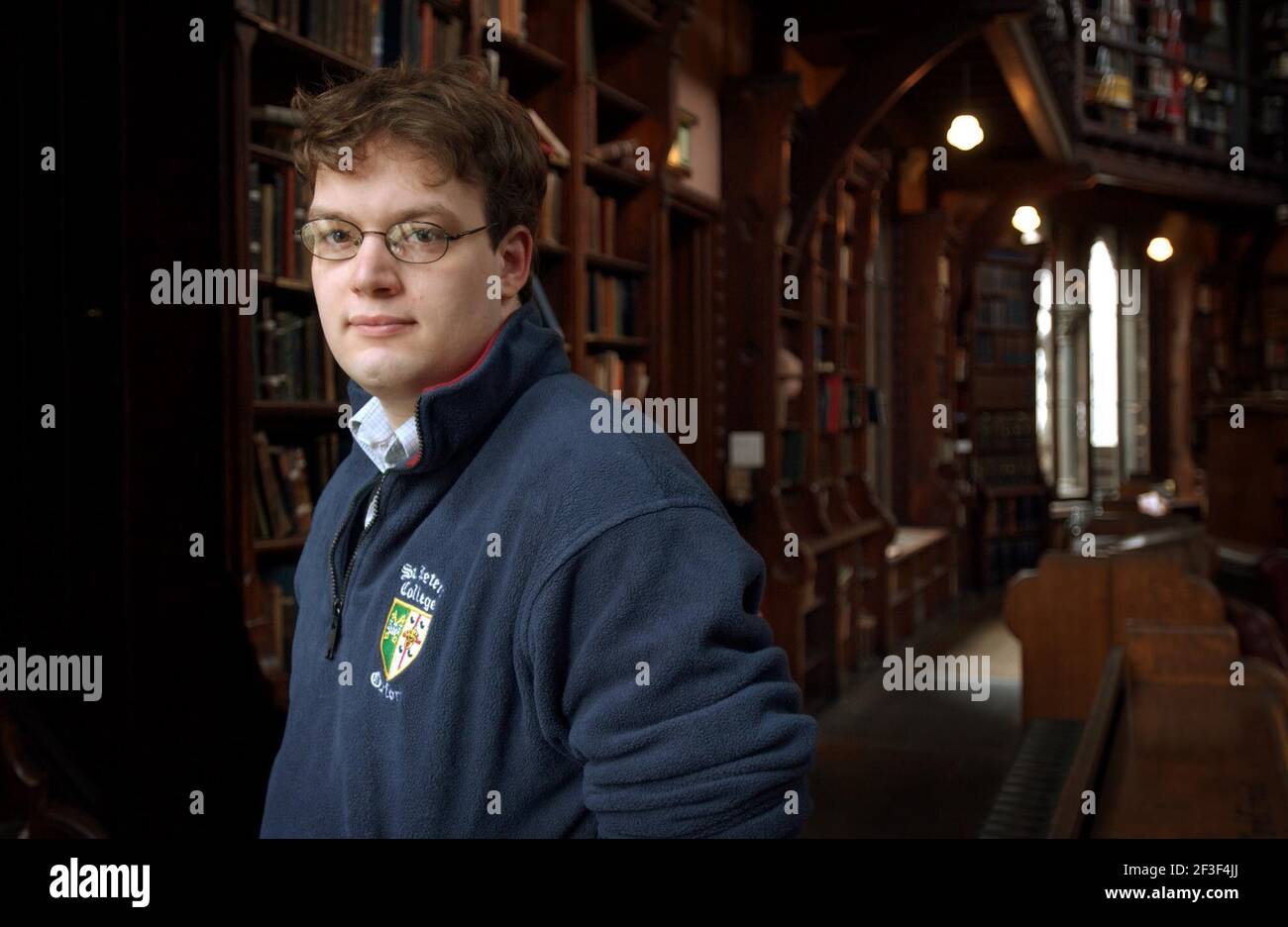 OXFORD STUDENT MATTHEW RICHARDSON,WHO WAS INVITED BY MISTAKE TO LECTURE ...