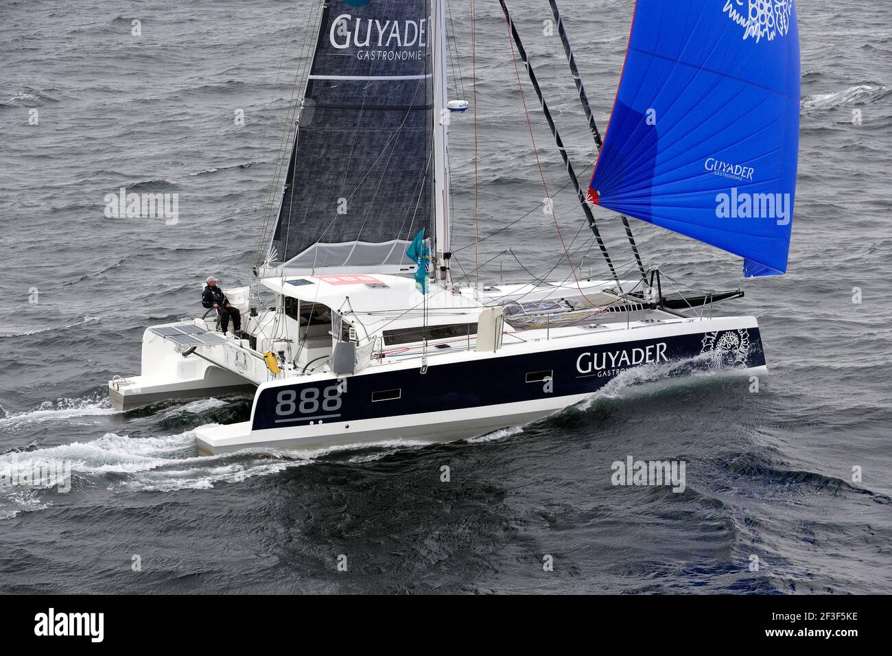 Christian Guyader ( GUYADER Gastronomie ), RhumMulti, during the ...