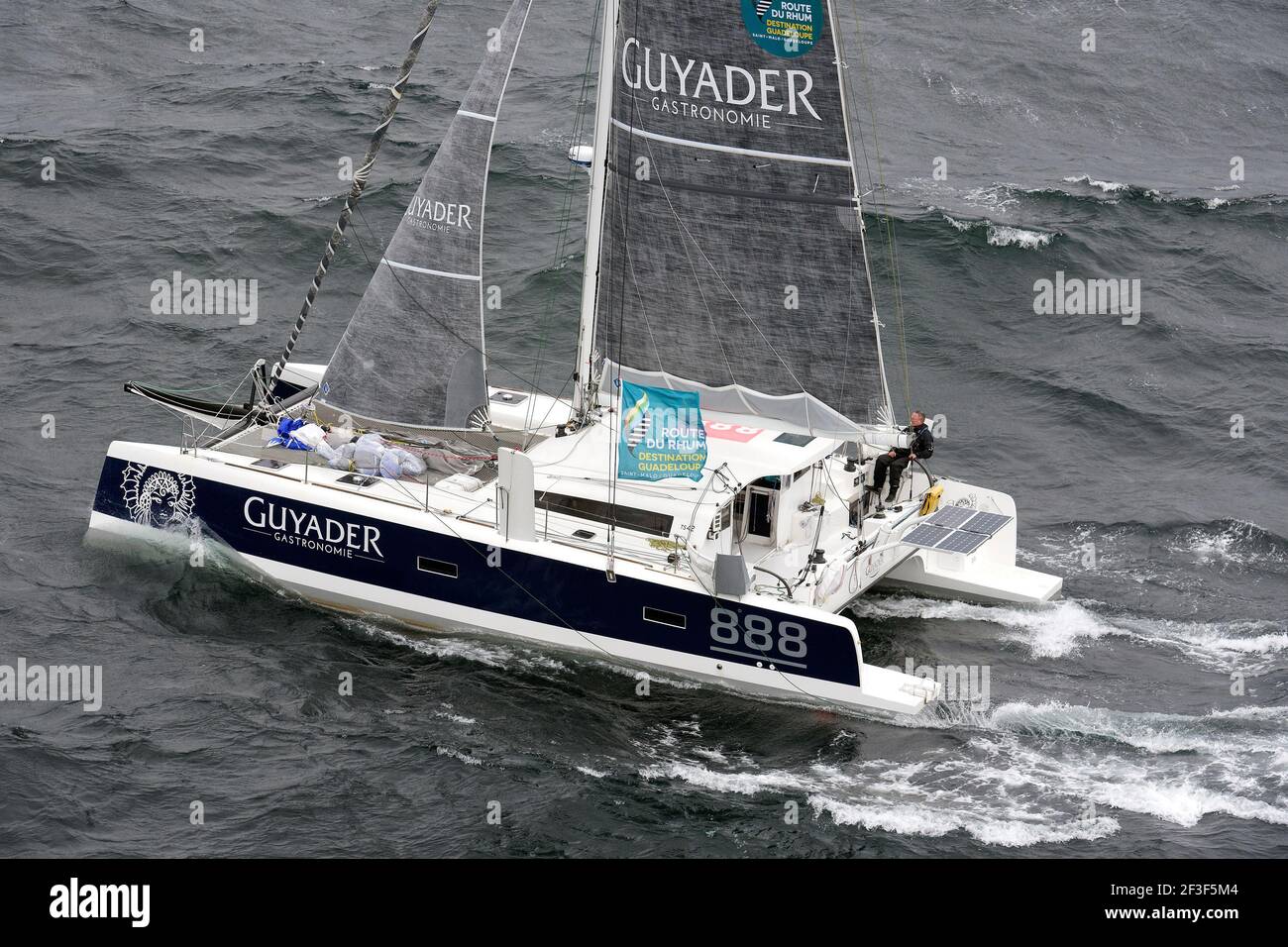 Christian Guyader ( GUYADER Gastronomie ), RhumMulti, during the ...
