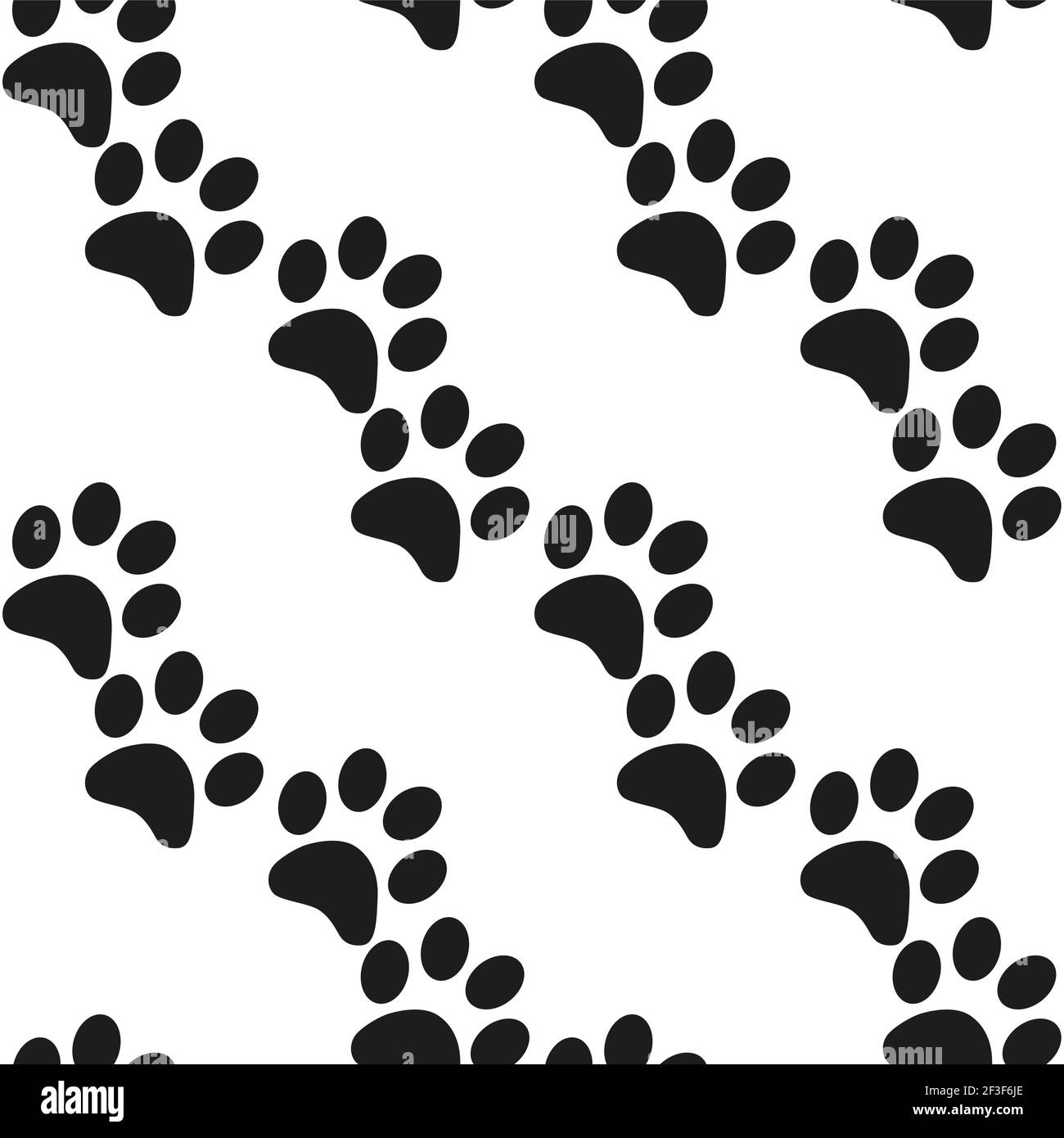 Cute seamless background. Cartoon paw for wallpaper design. Cartoon ...