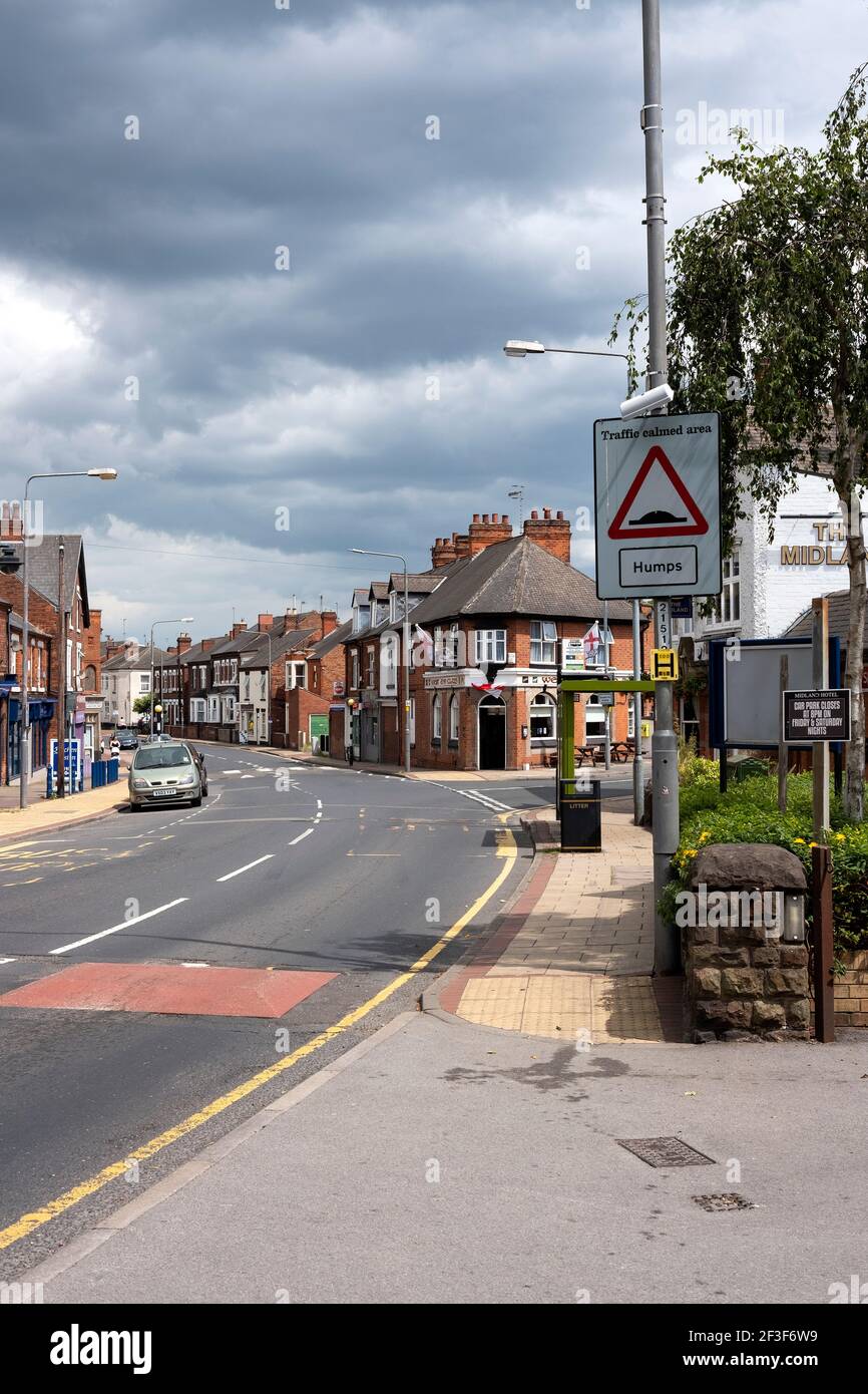 Main road and shops in Stapleford, Nottinghamshire, UK Stock Photo - Alamy