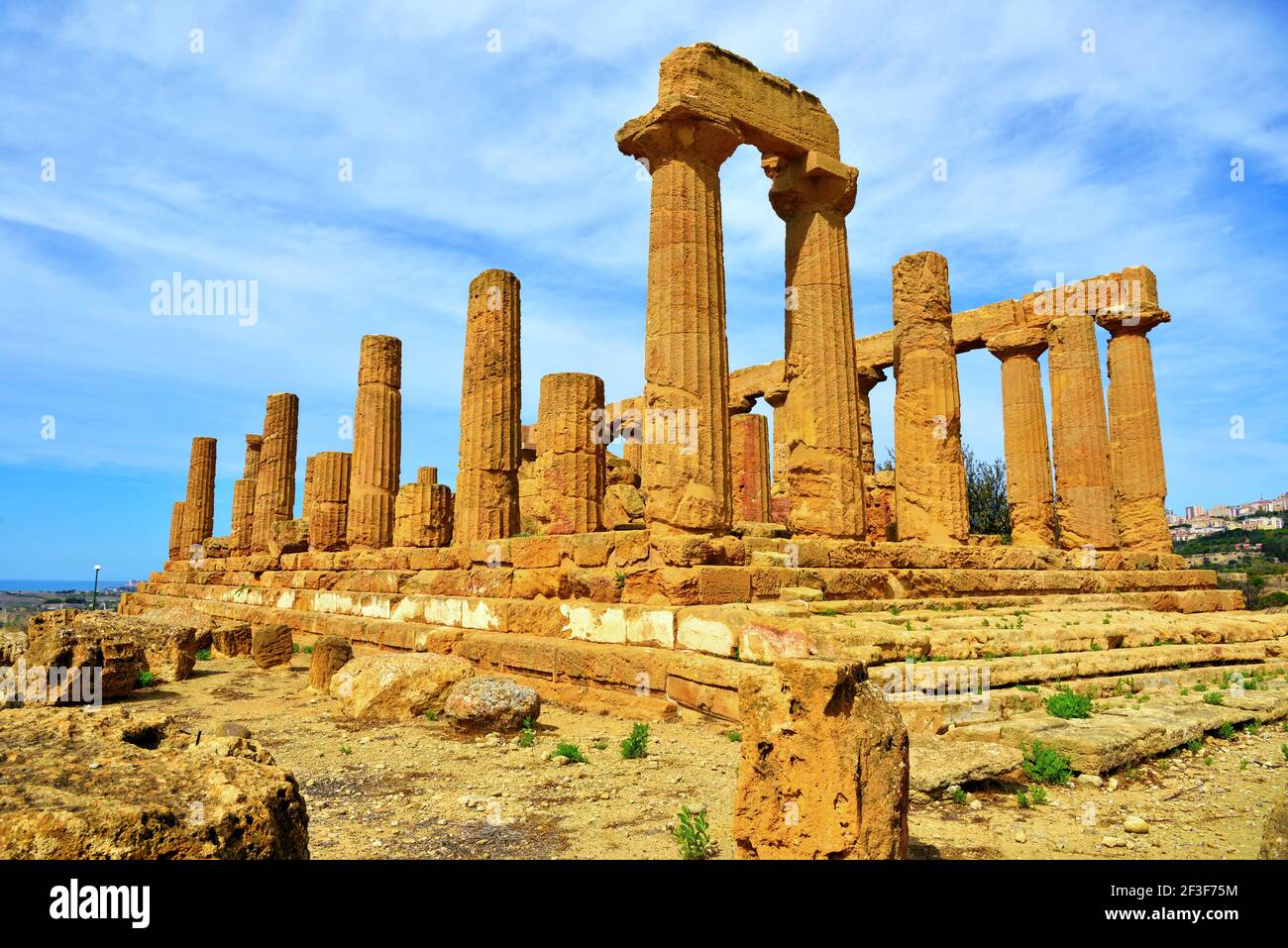 Valley of the Temples Agrigento Sicily Italy Stock Photo - Alamy