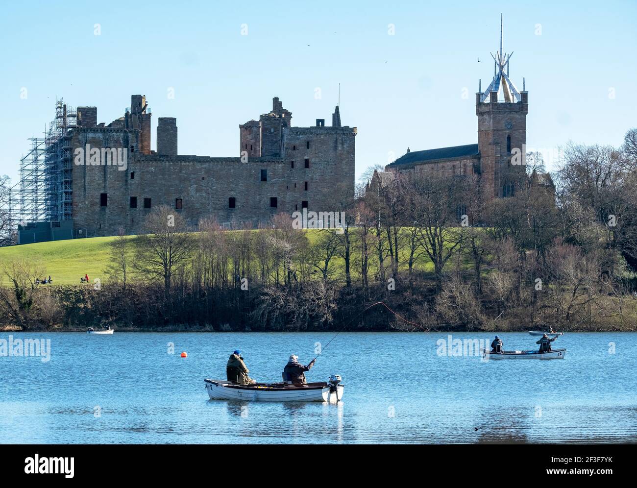 Fly fishing linlithgow loch hi-res stock photography and images - Alamy