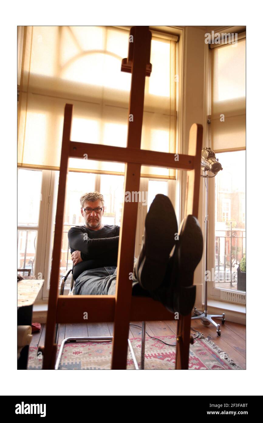 Jack Vettriano at home in west Londonphotograph by David Sandison The ...