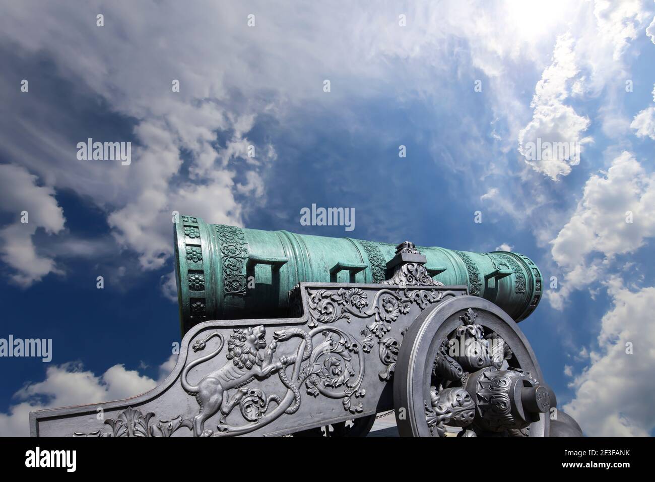 The Tsar Cannon. Inside of Moscow Kremlin, Russia (day Stock Photo - Alamy