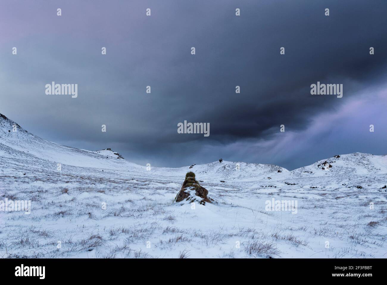 Snowy Landscape in the Scottish Highlands Stock Photo - Alamy