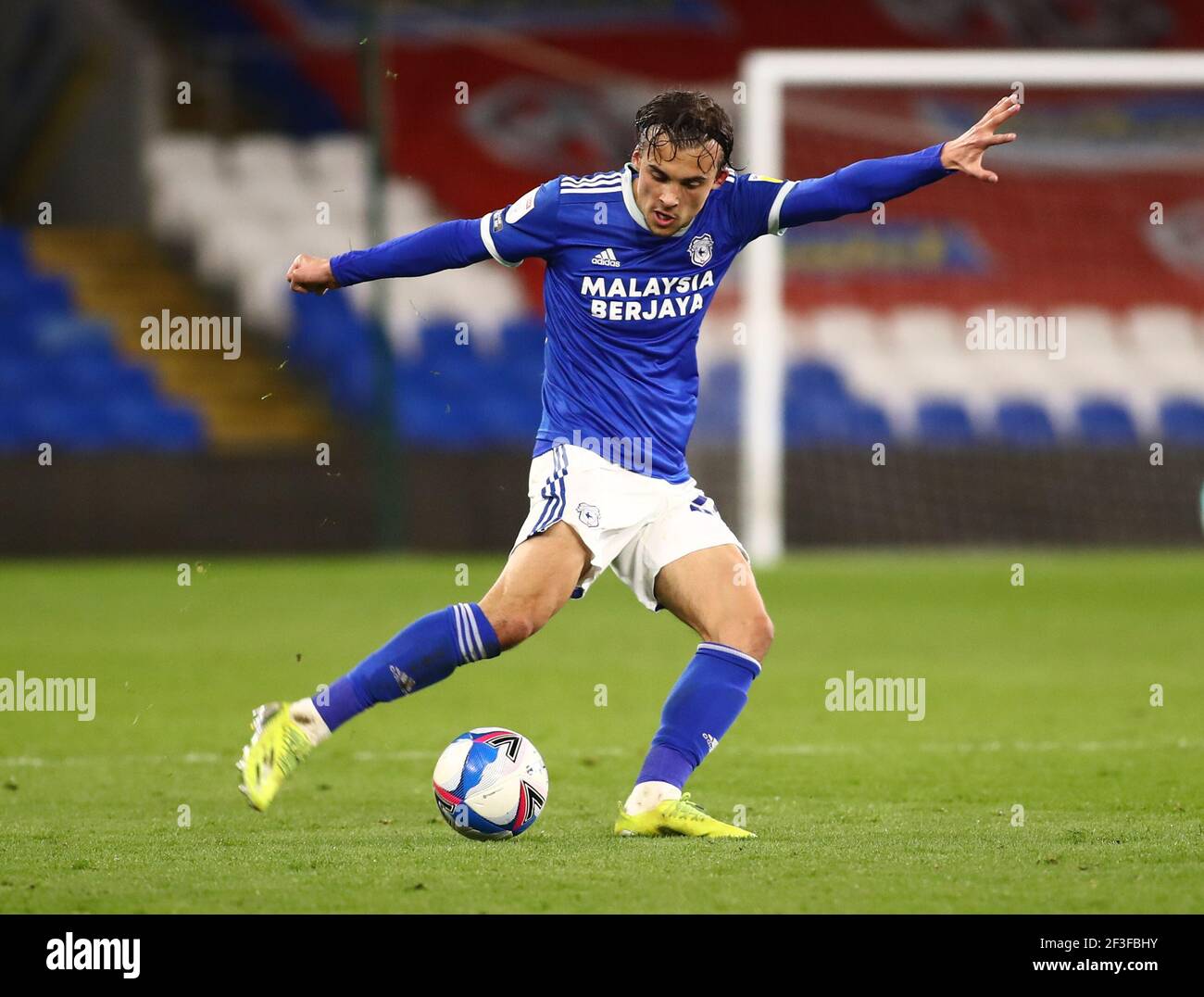 Cardiff, Glamorgan, Wales. 16th March 2021; Cardiff City Stadium ...