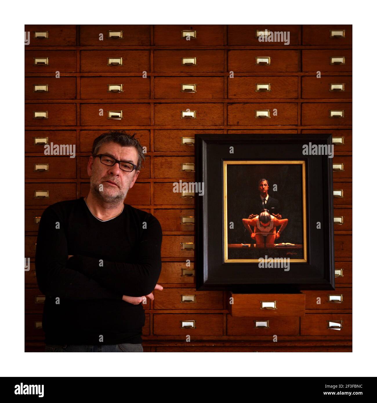 Jack Vettriano at home in west Londonphotograph by David Sandison The ...