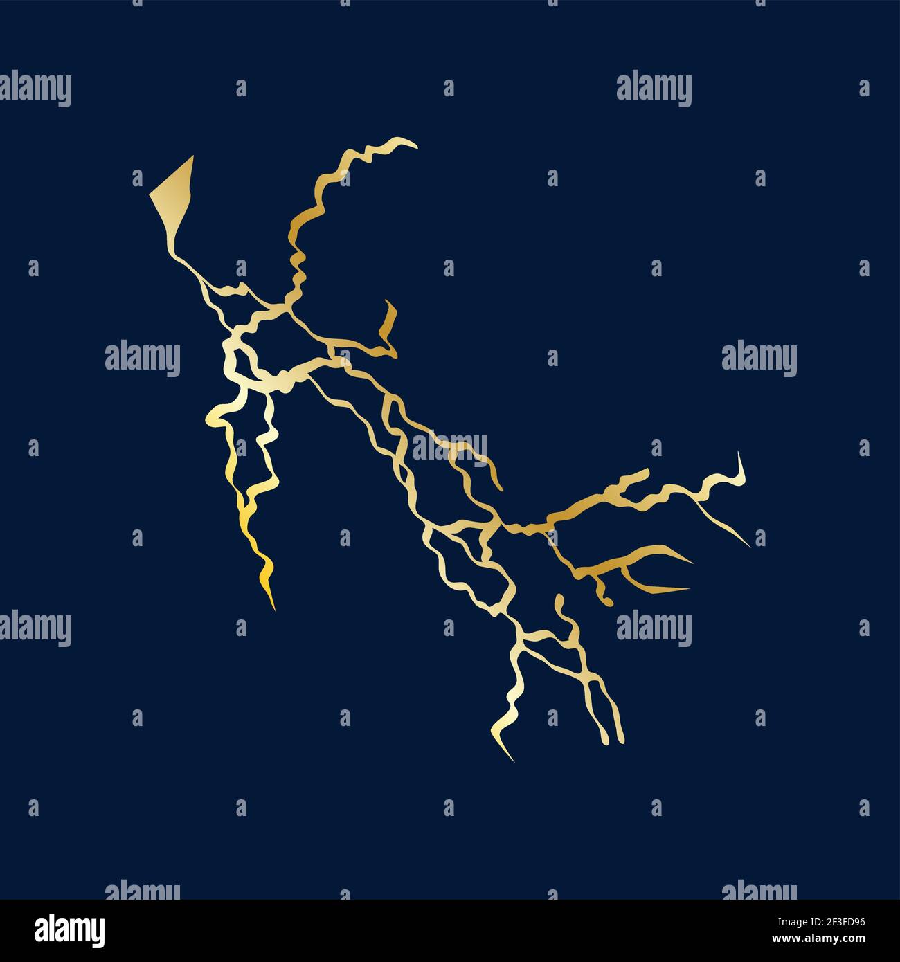 Gold kintsugi cover design vector. Luxury golden marble texture. Crack ...