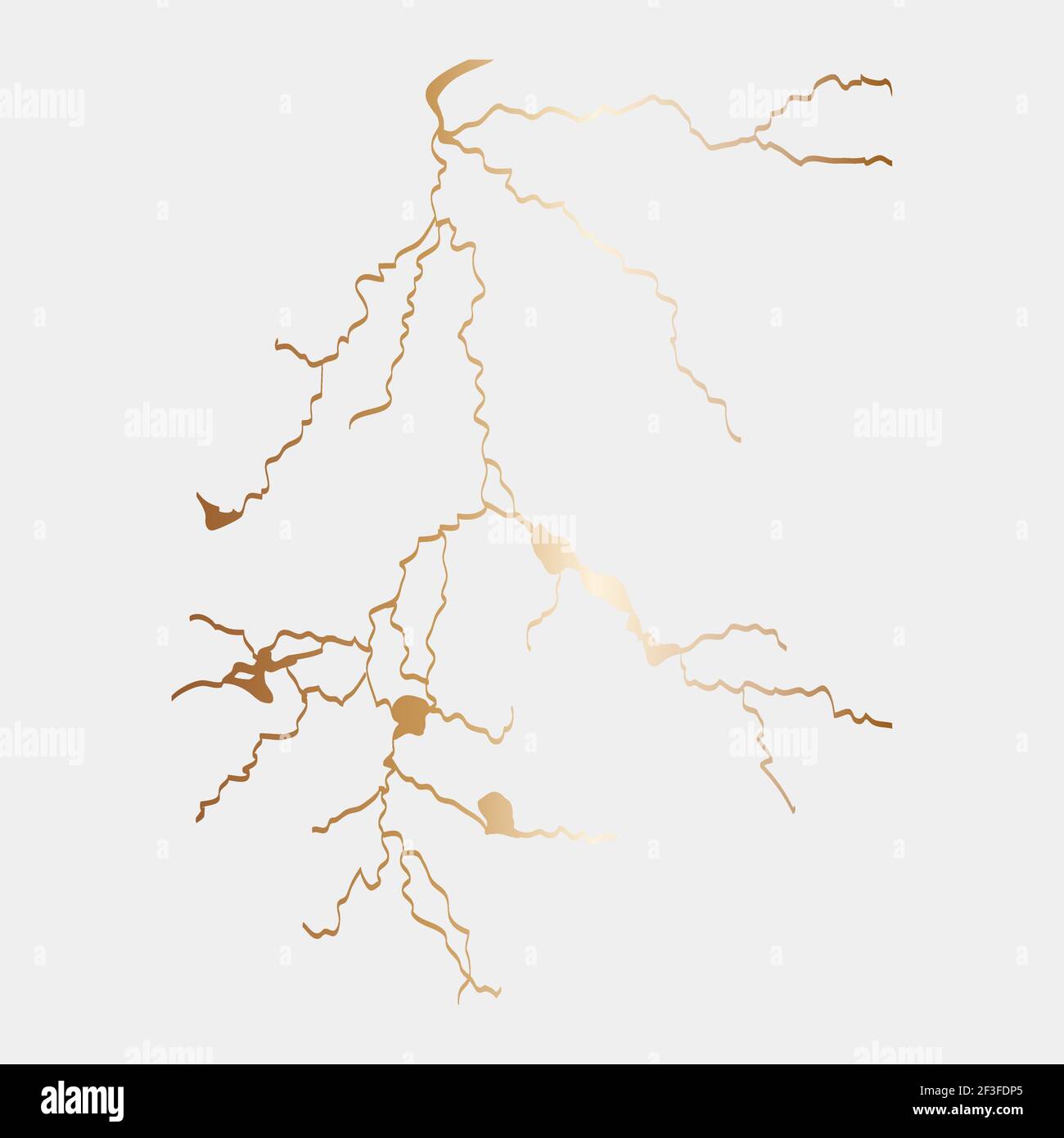 Gold kintsugi cover design vector. Luxury golden marble texture. Crack ...