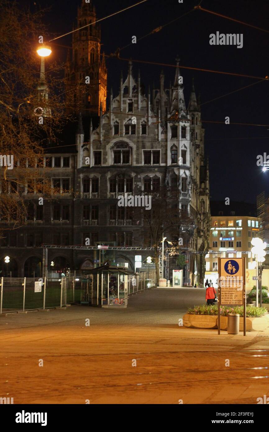 Urban landscape in the streets of Munich, Bavaria Stock Photo - Alamy