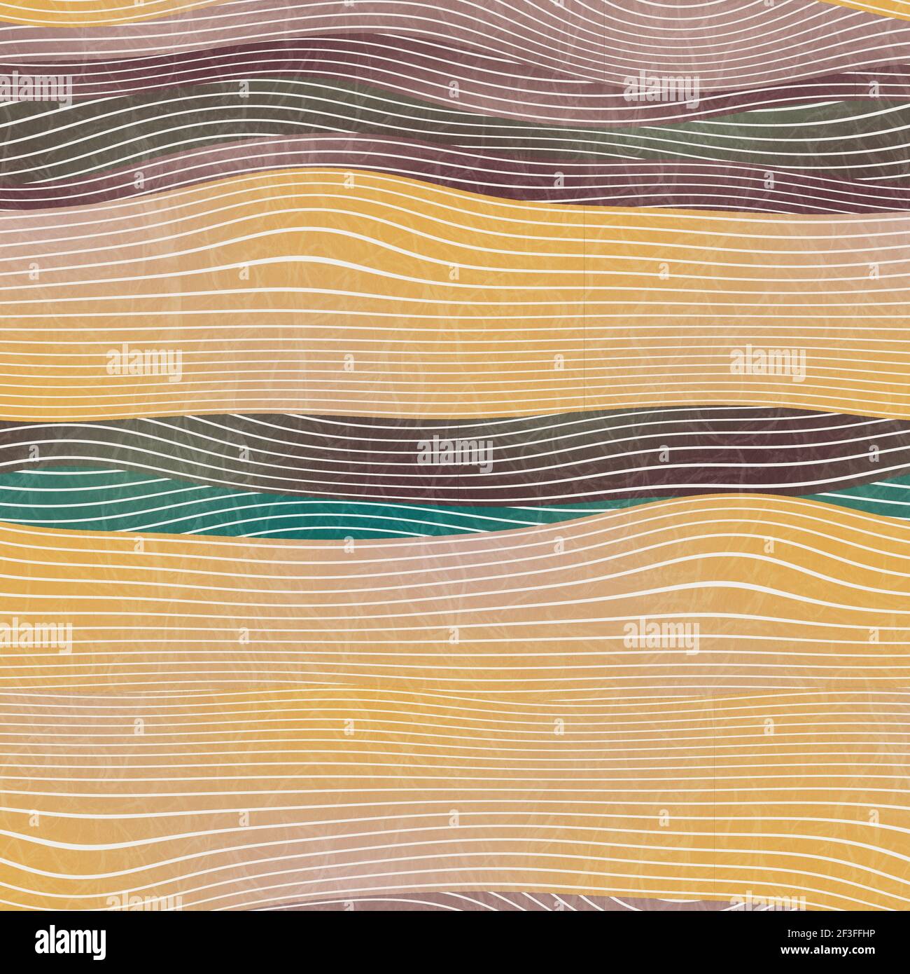 Seamless natural landscape hill pattern for print Stock Photo - Alamy