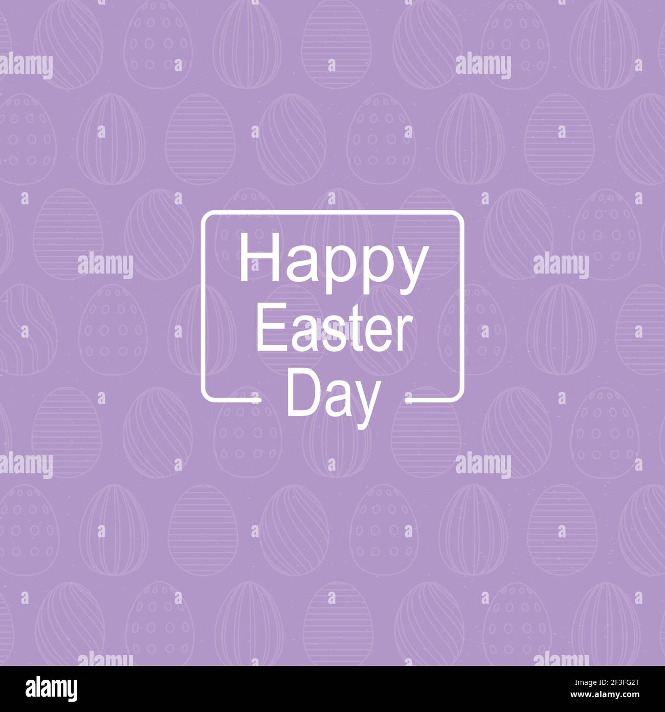 Purple Easter background with holiday elements - Vector illustration ...