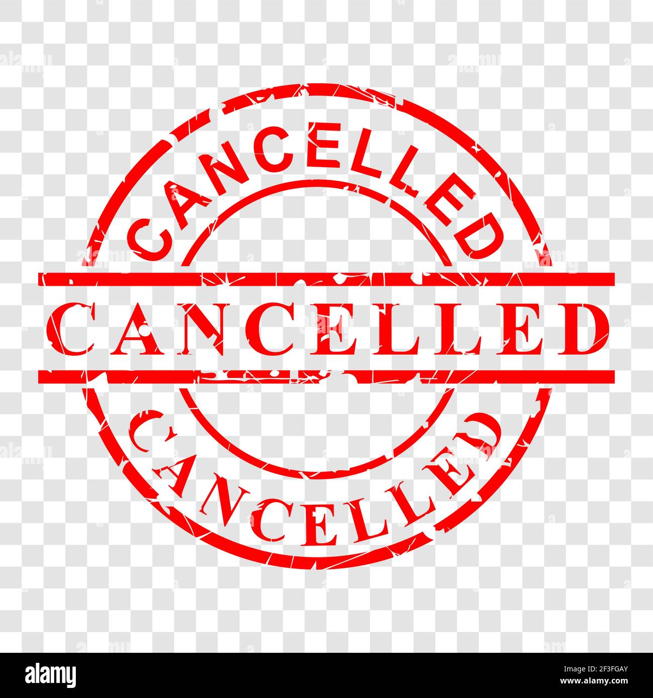 Vector Red Circle Rust Grunge Red Rubber Stamp, Cancelled, at ...