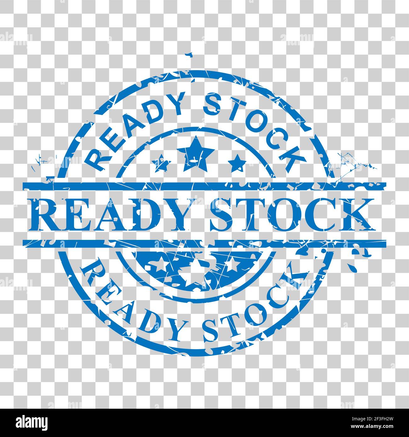 Circle Blue Rubber Stamp, Ready Stock, at transparent effect background ...