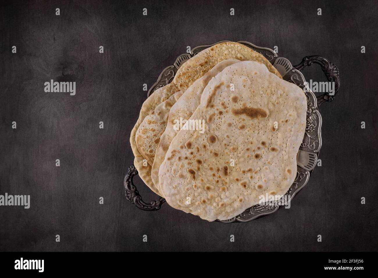 Passover holiday traditional celebration with kosher matzah unleavened ...
