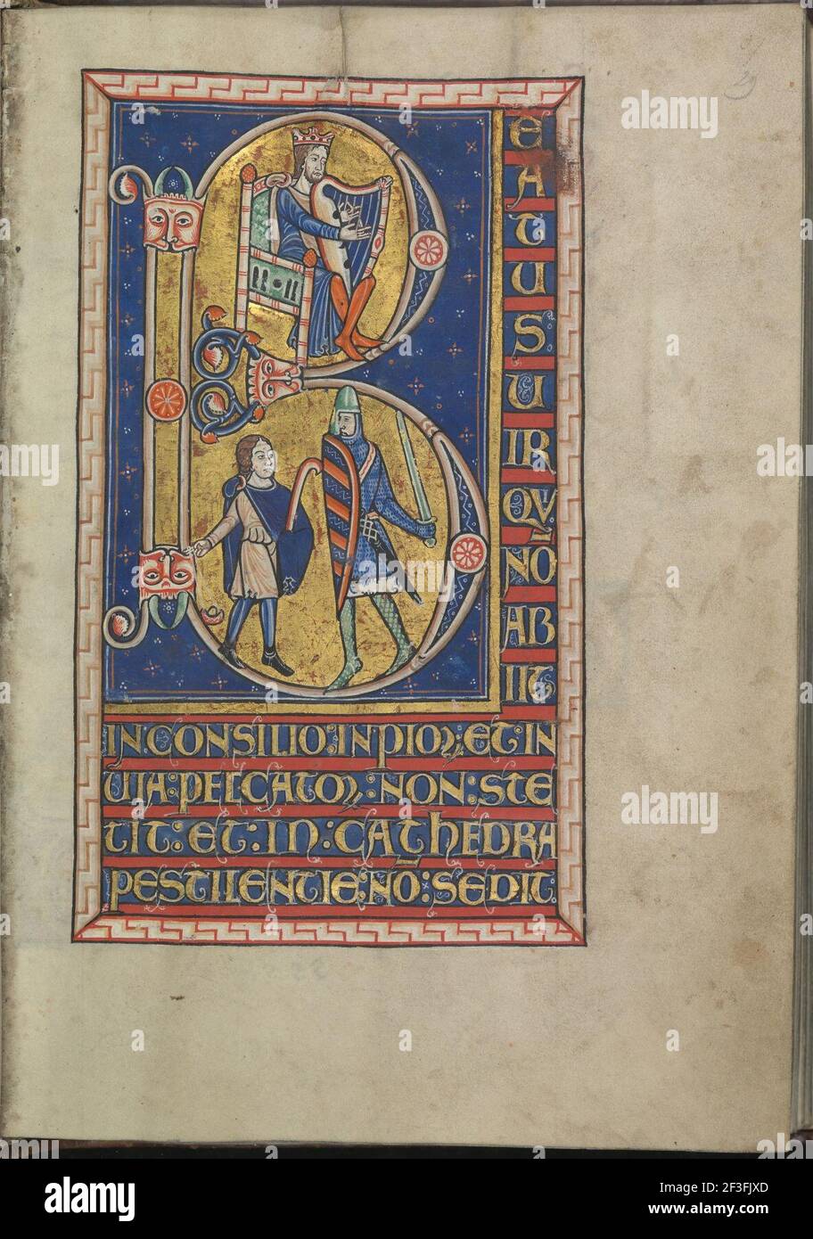Psalm 1, Beatus vir qui non abiit in consilio inpiorum et in via ...