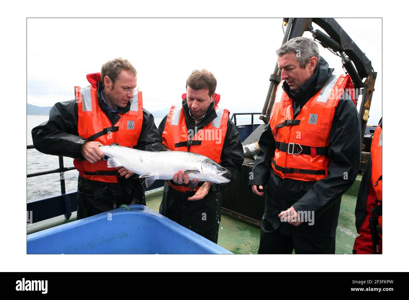 Salmon Farming on the West coast of Scotland.... Lochmuir.Marks and ...