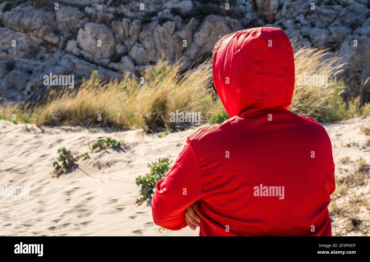Man red clothes hi-res stock photography and images - Alamy