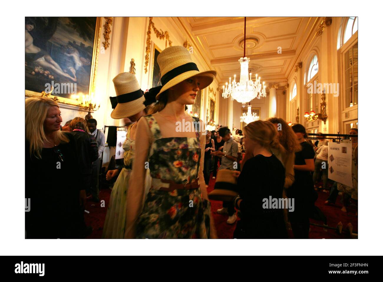 London Fashion Week.... Nicole Farhi at the royal opera housephotograph ...