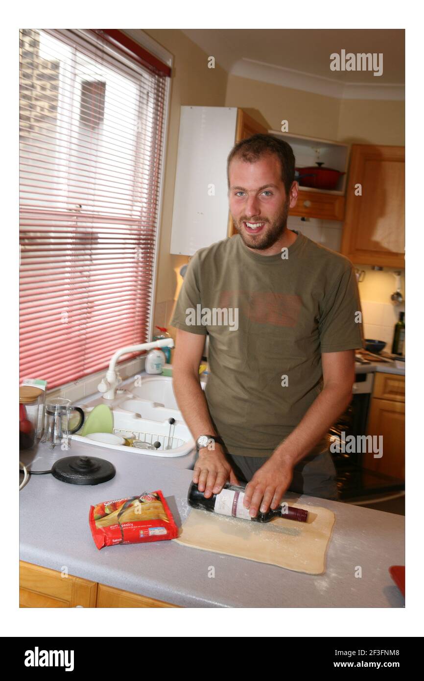 Simon Usborne cooks a pack lunch and eats in the office. Sausage Rolls ...
