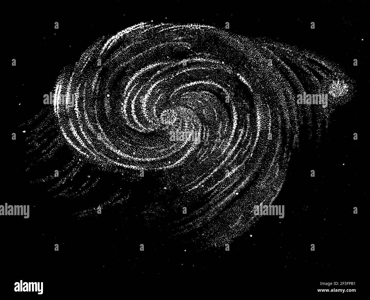 Spiral nebula in canes venatici Stock Photo - Alamy