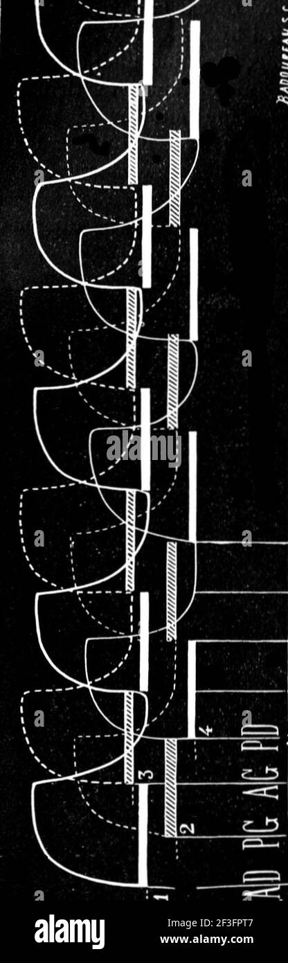 Tracings and notations of the walking pace Stock Photo - Alamy