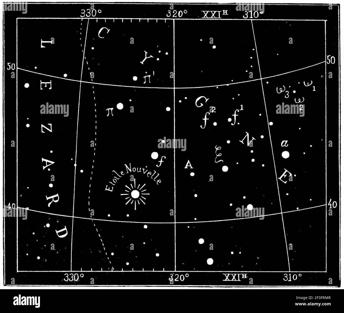 New star in the swan Stock Photo - Alamy