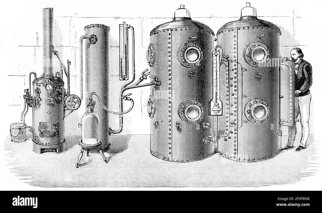 Atmospheric pressure experiments Stock Photo - Alamy
