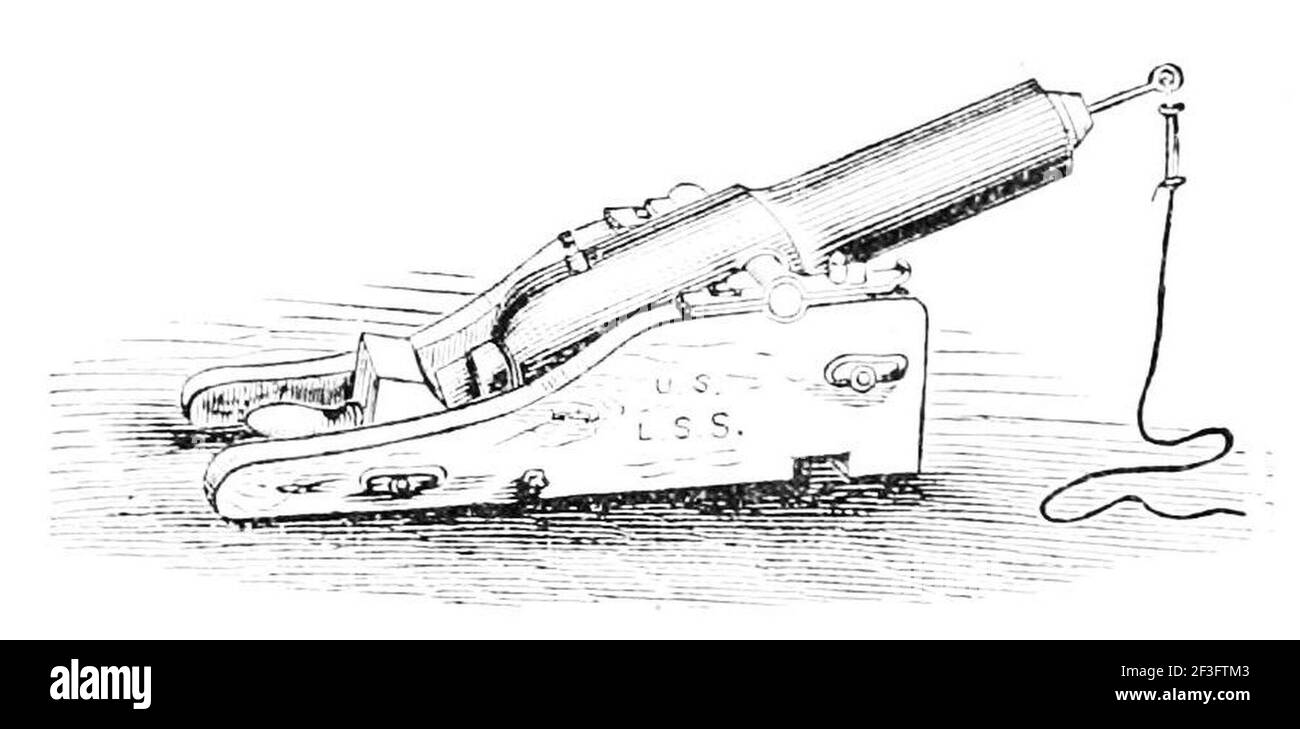 The lyle gun Stock Photo - Alamy