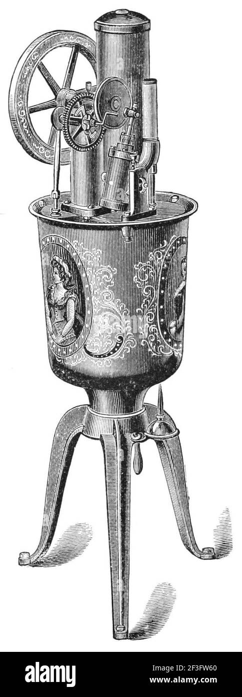 Complete steam driven motor Stock Photo - Alamy