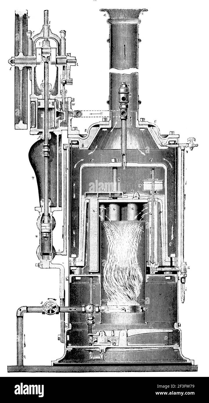 Steam driven household pump Stock Photo - Alamy
