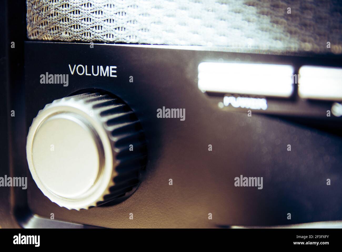 Close up tuning vintage radio hi-res stock photography and images - Alamy