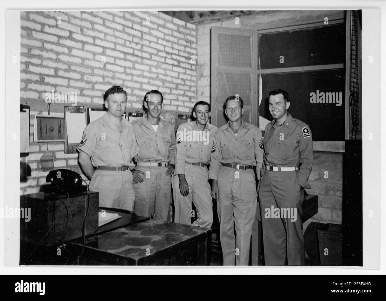 Vintage Photograph, Camp Huckstep, Egypt, World War Two, 1944 Stock ...