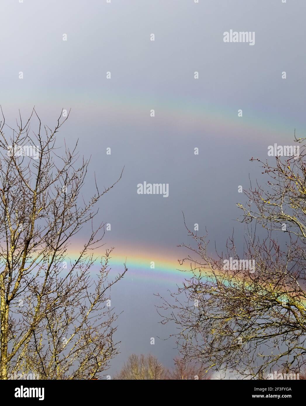 Stunning natural double rainbows plus supernumerary bows seen in ...