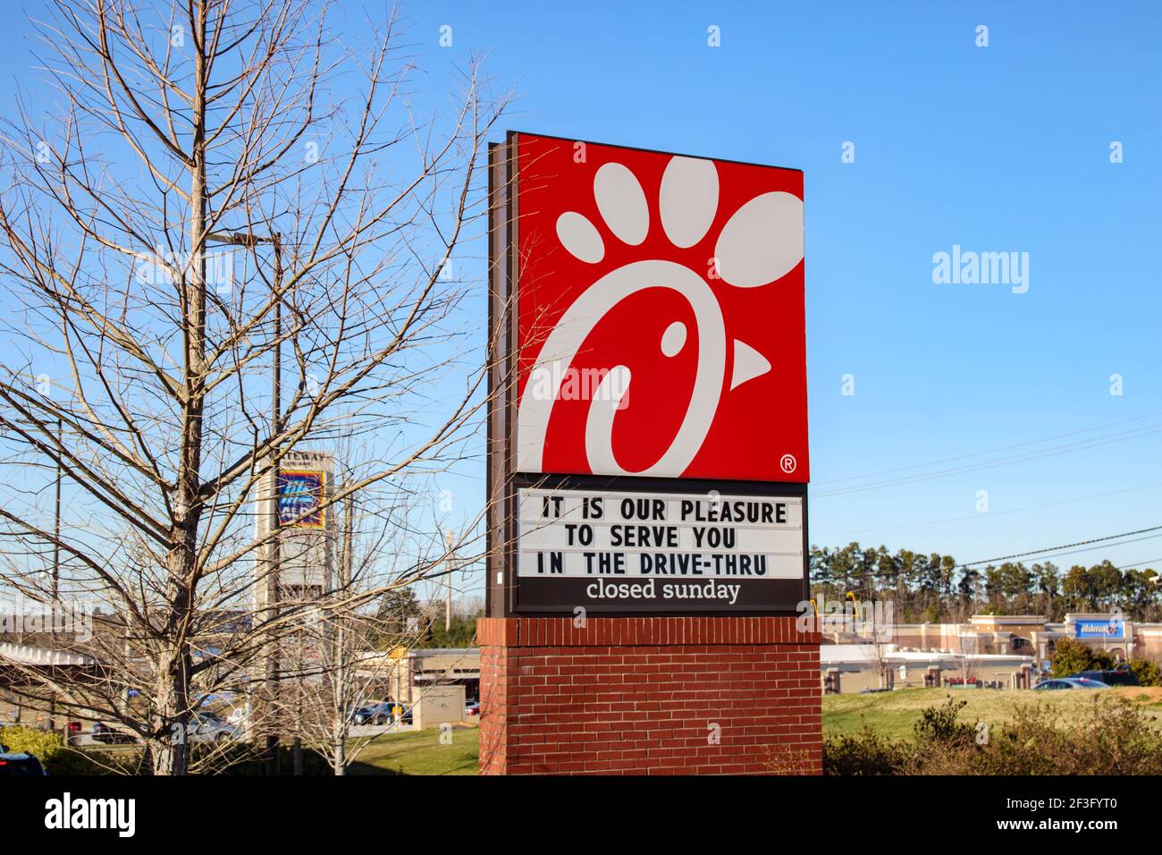 Chick Fil A Sign High Resolution Stock Photography and Images - Alamy