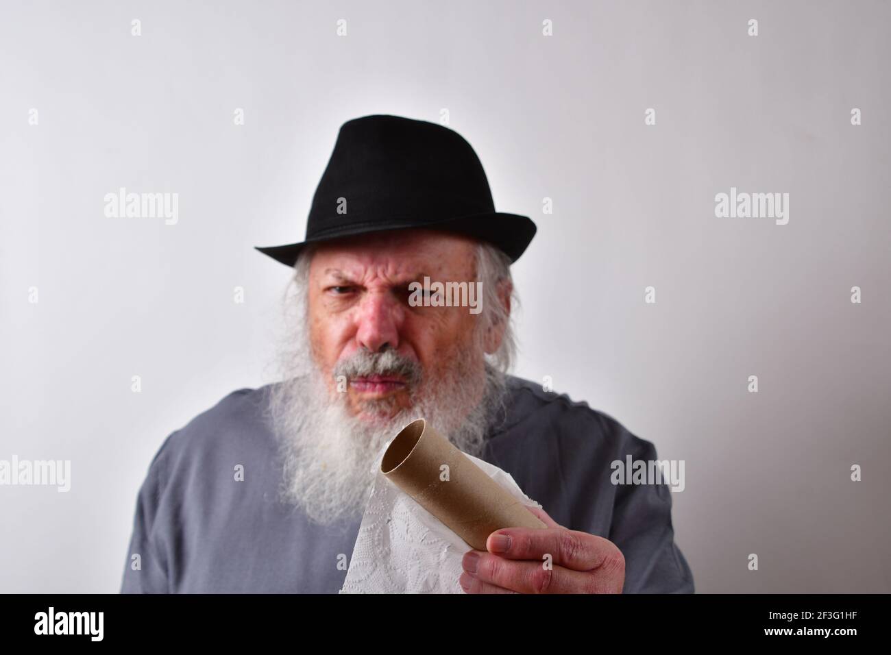 Grumpy old man beard hi-res stock photography and images - Alamy