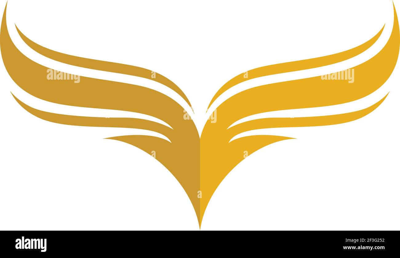 Wing logo template symbol icon illustration design Stock Vector Image ...