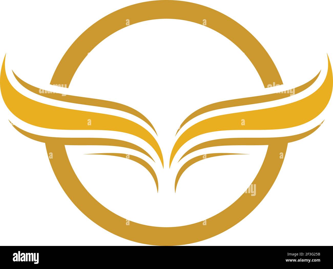 Wing logo template symbol icon illustration design Stock Vector Image ...